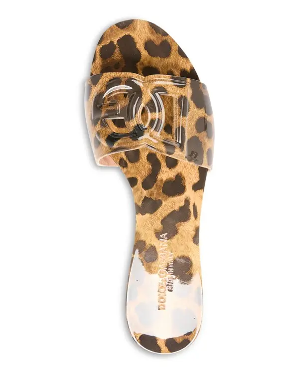 Dolce & Gabbana Slides - Leopard Print