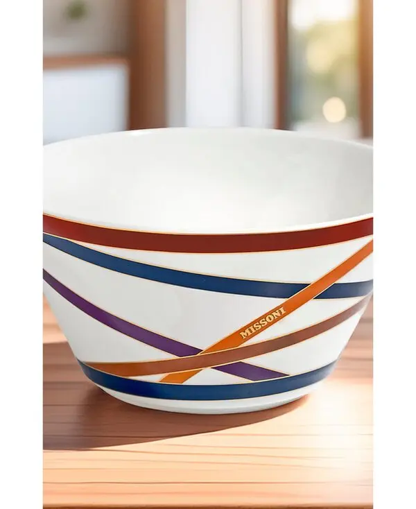 Missoni Nastri Fruit Bowls, Set Of 2