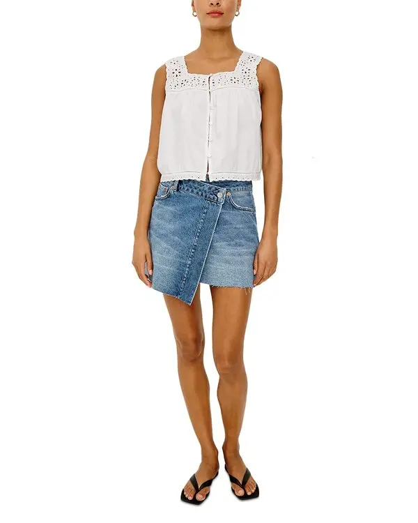Rails Huntington Denim Wrap Skirt