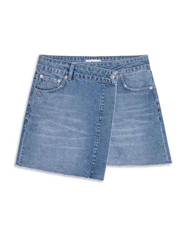 Rails Huntington Denim Wrap Skirt