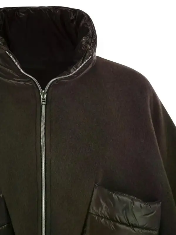 Herno High-neck Patch-pocket Poncho
