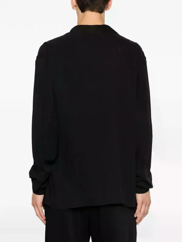 MARSEM Camp-collar Long-sleeve Shirt