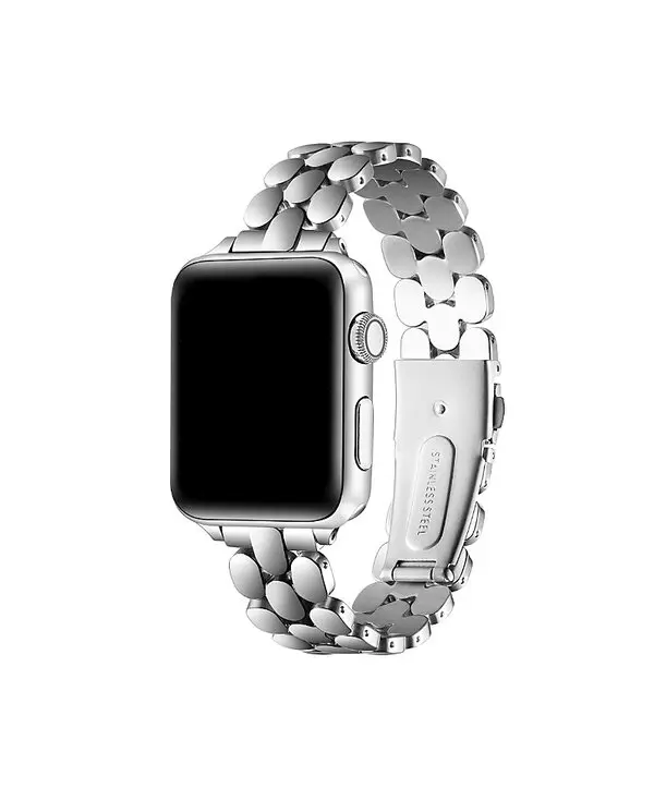POSH TECH Emery Stainless Steel Band For Apple Watch - Silver