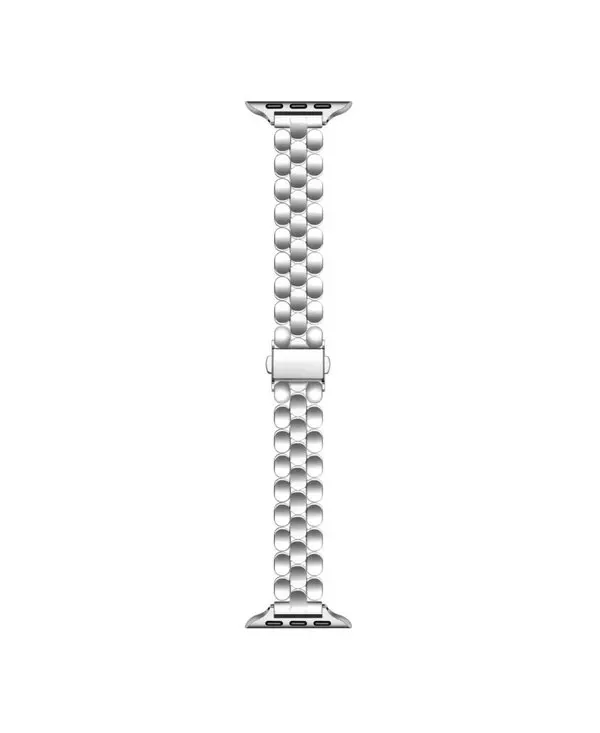 POSH TECH Emery Stainless Steel Band For Apple Watch - Silver