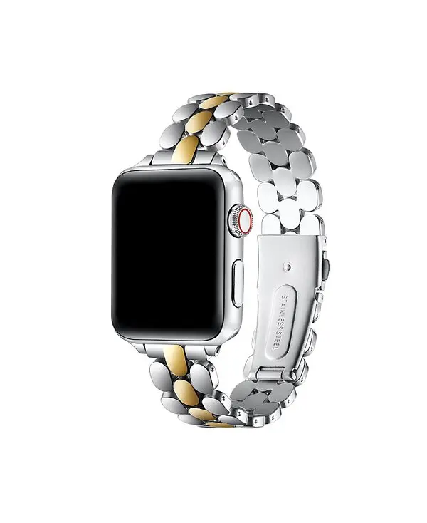 POSH TECH Emery Stainless Steel Band For Apple Watch - Silver/gold