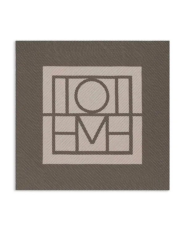 TOTEME Monogram Silk Scarf - Walnut