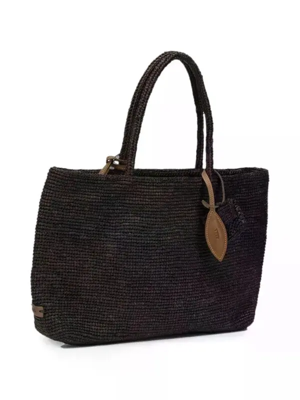 AFAR Medium Alma Raffia Tote Bag