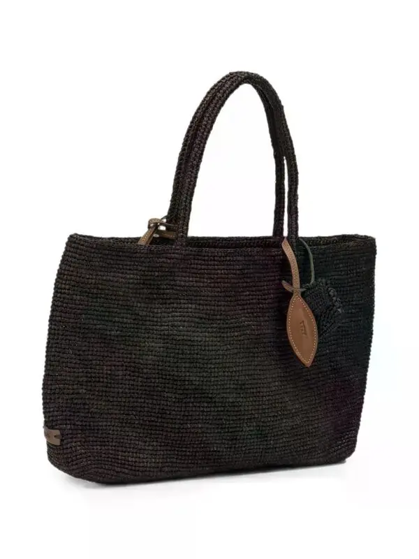 AFAR Medium Alma Raffia Tote Bag