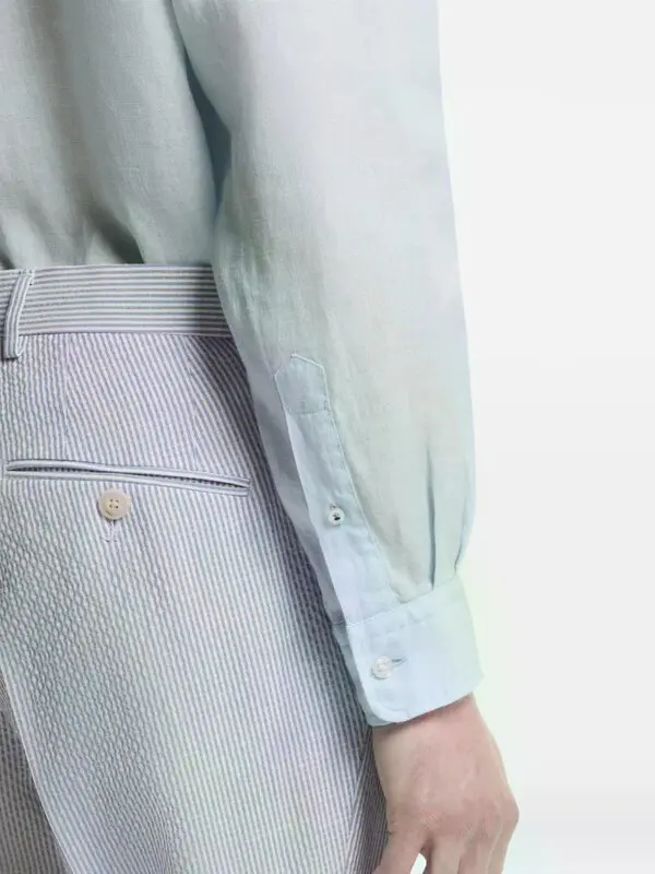 BOSS Regular-fit Button-down Shirt In Linen