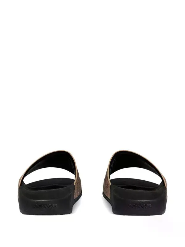 COACH Signature Monogram Slides