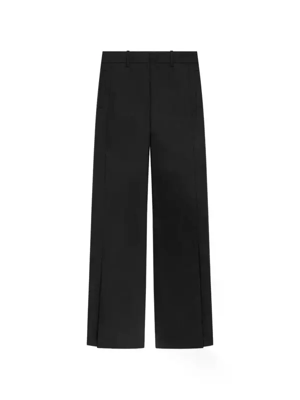 COURREGES Tailored Pleated Wide Leg Trousers