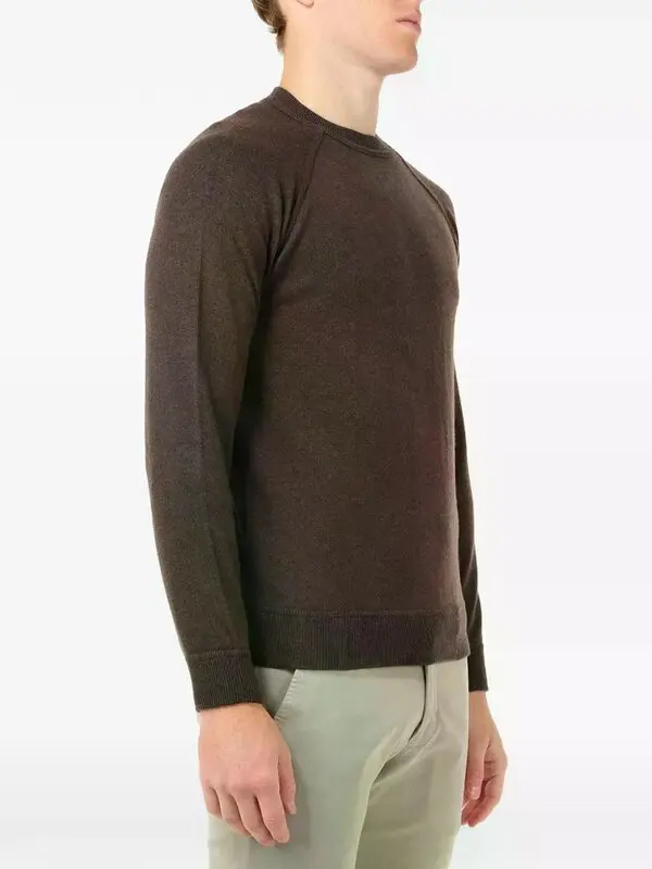 AL DUCA D’AOSTA 1902 Raglan Sleeve Ribbed Trim Sweater