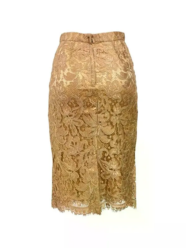 Dolce & Gabbana Lace Pencil Skirt