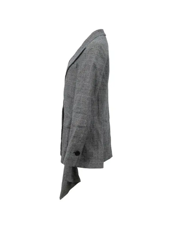Proenza Schouler Asymmetric Draped Blazer - Grey