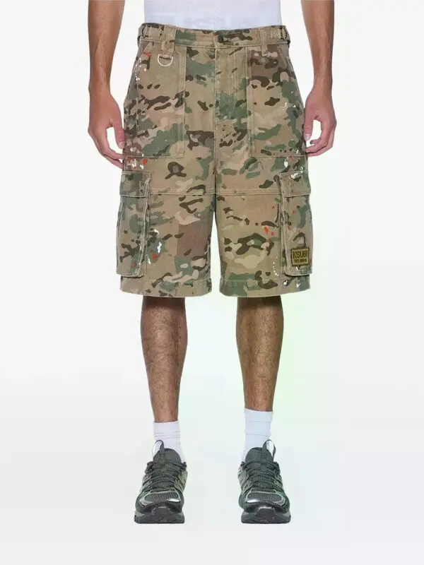 Ksubi Trooper Camouflage Cargo Shorts