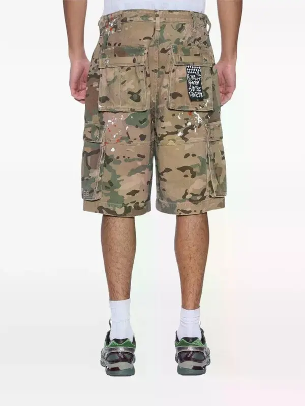 Ksubi Trooper Camouflage Cargo Shorts