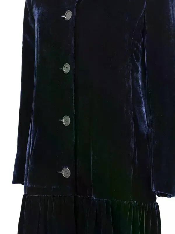 Aspesi Velvet Button-up Dress