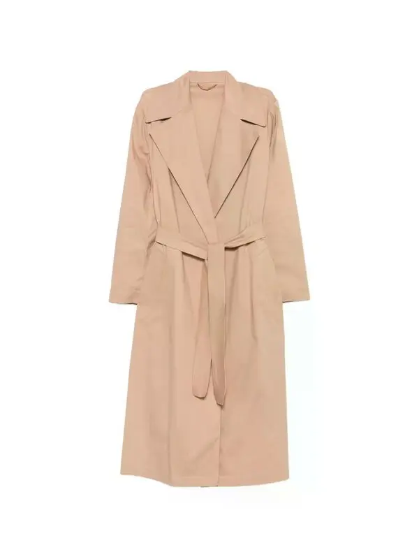 CARLA G. Belted Trench Coat - Neutrals