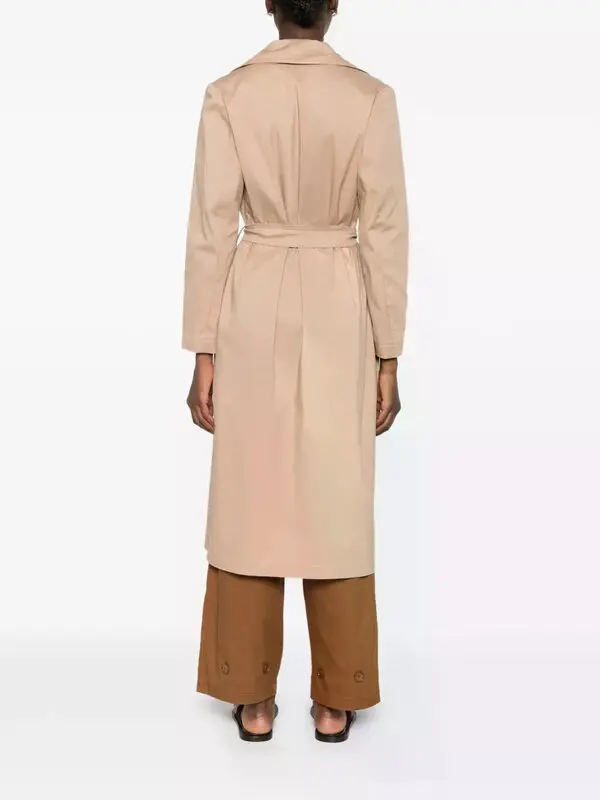 CARLA G. Belted Trench Coat