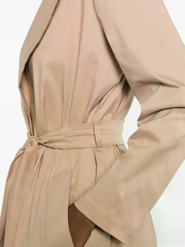 CARLA G. Belted Trench Coat