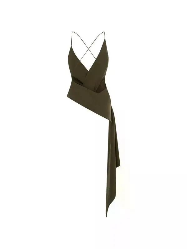 Alex Perry Asymmetric Draped Top