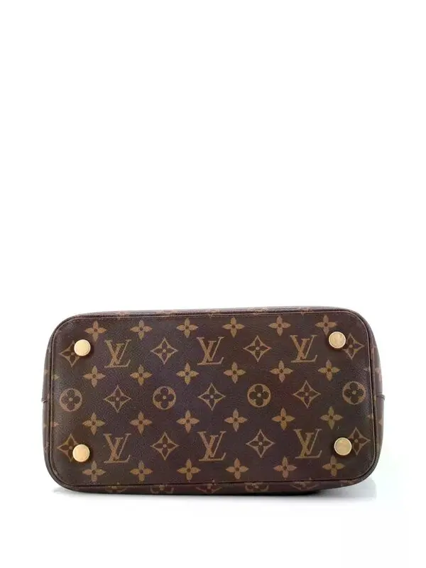 LOUIS VUITTON Monogram Canvas Lockit Pm Satchel
