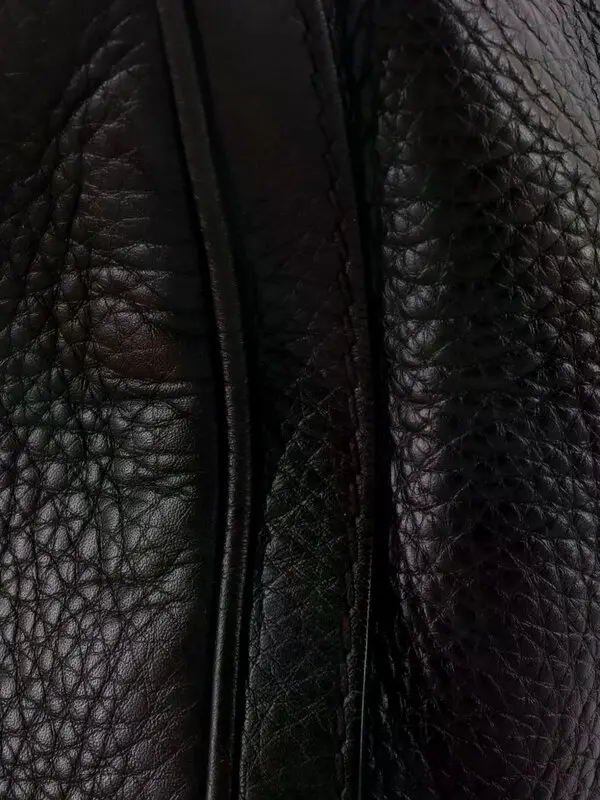 Gucci Vintage Web Boston Bag Leather Medium Satchel
