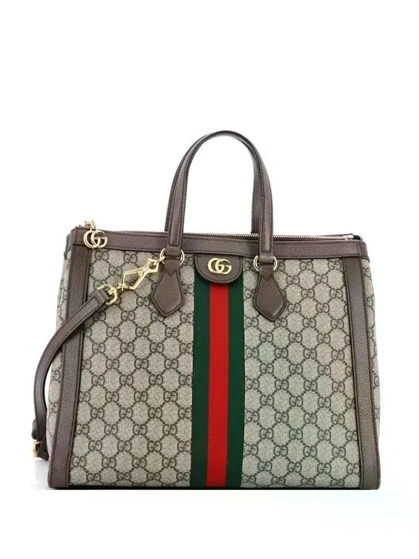 Gucci Ophidia Gg Coated Canvas Medium Tote Bag