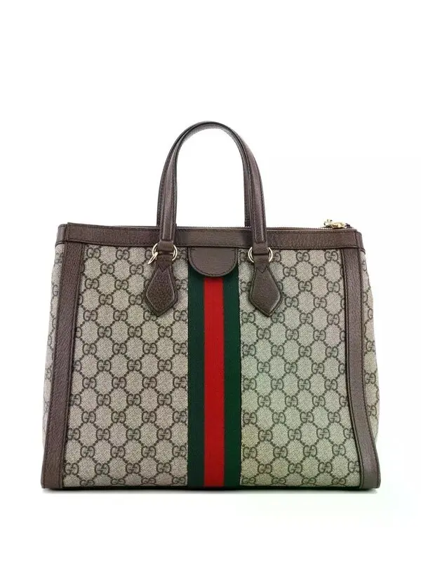 Gucci Ophidia Gg Coated Canvas Medium Tote Bag