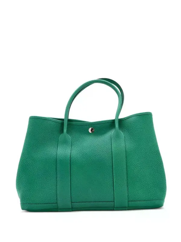 Hermès Garden Party Leather 36 Tote Bag - Green