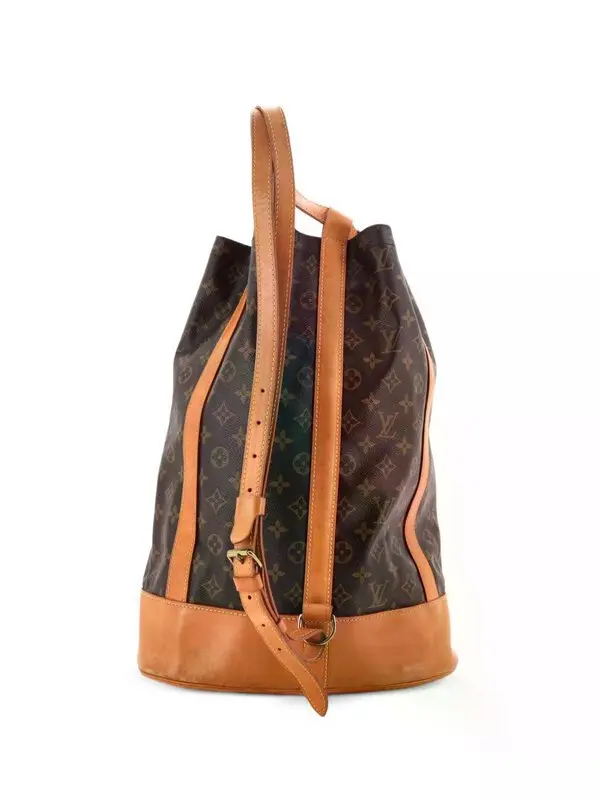 LOUIS VUITTON Randonnee Monogram Canvas Gm Backpack