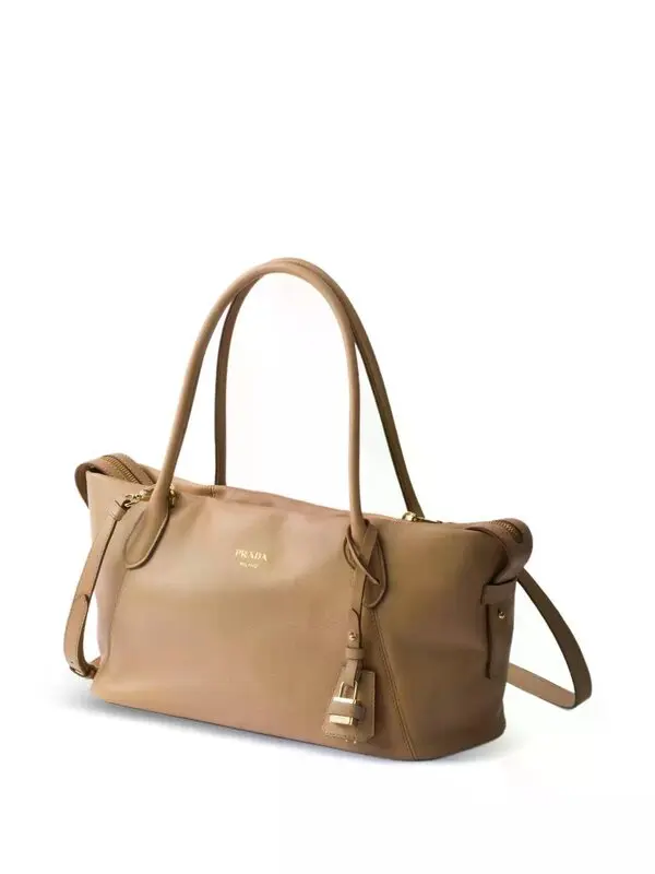 Prada Large Leather Tote Bag