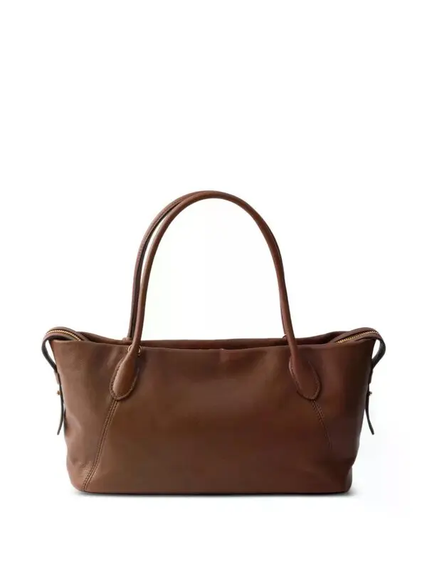 Prada Large Leather Tote Bag