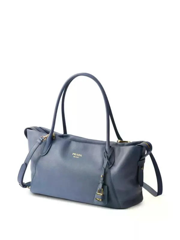 Prada Large Leather Tote Bag