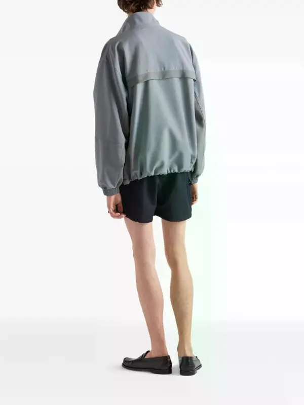 Prada Mohair Wool Stand Collar Jacket