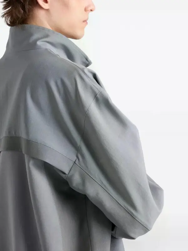 Prada Mohair Wool Stand Collar Jacket