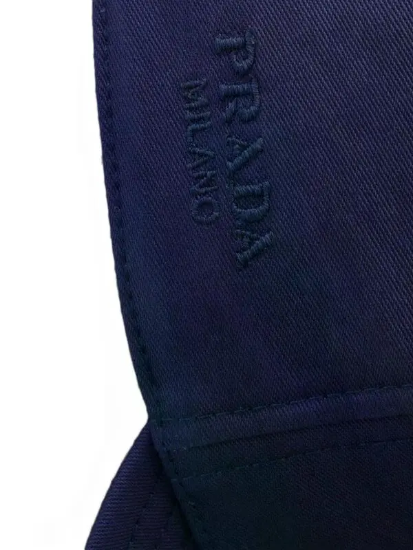 Prada Cotton Satin Baseball Cap