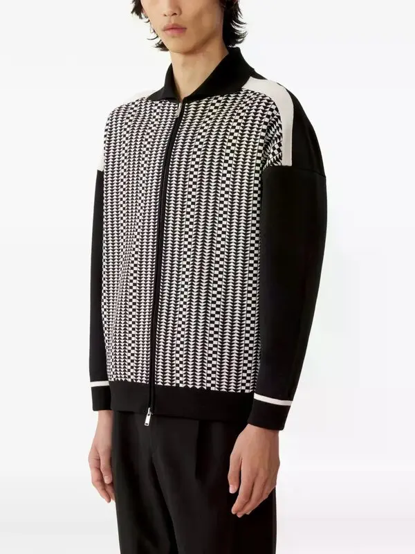 LANVIN Zip-fastening Patterned Cardigan