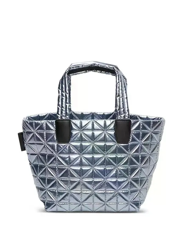 VEECOLLECTIVE Quilted Metallic Tote Bag
