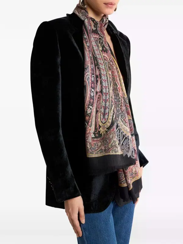 Etro Paisley-print Cashmere Scarf