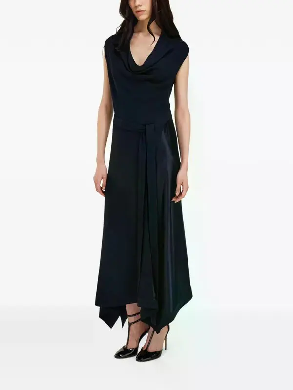 FERRAGAMO Asymmetric Draped Dress