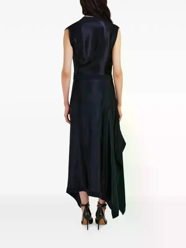 FERRAGAMO Asymmetric Draped Dress
