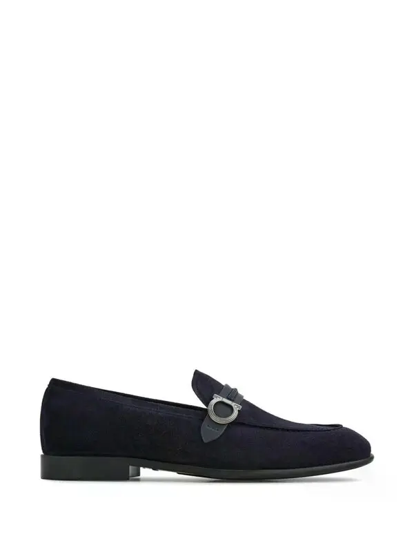 FERRAGAMO Gancini Moccasins - Blue