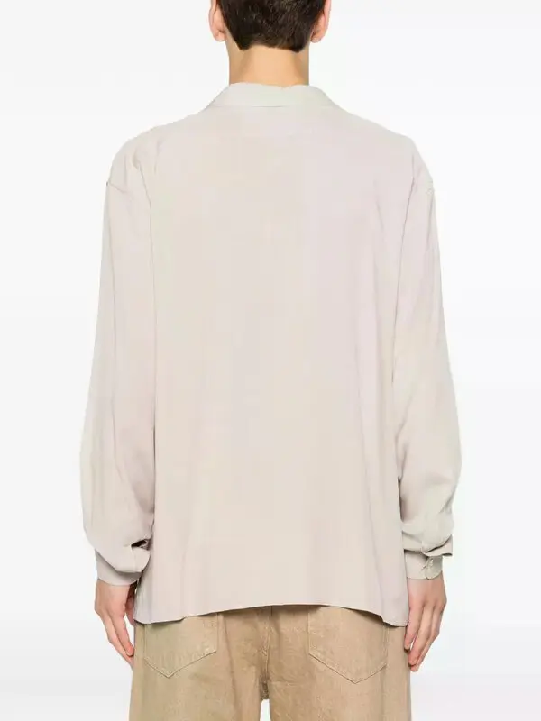 MARSEM Notched-lapel Long-sleeve Shirt