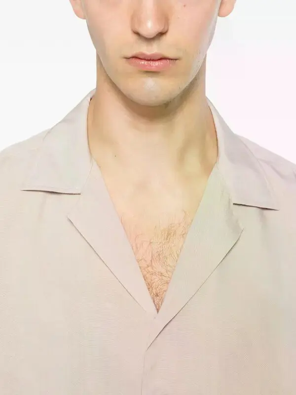 MARSEM Notched-lapel Long-sleeve Shirt