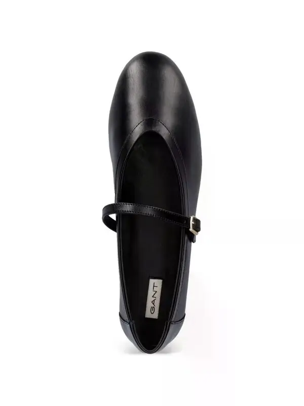 Gant Leather Buckle Ballet Flats