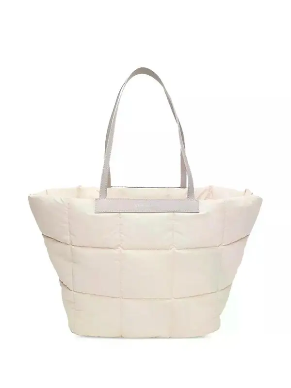 VEECOLLECTIVE Quilted Logo-strap Backpack