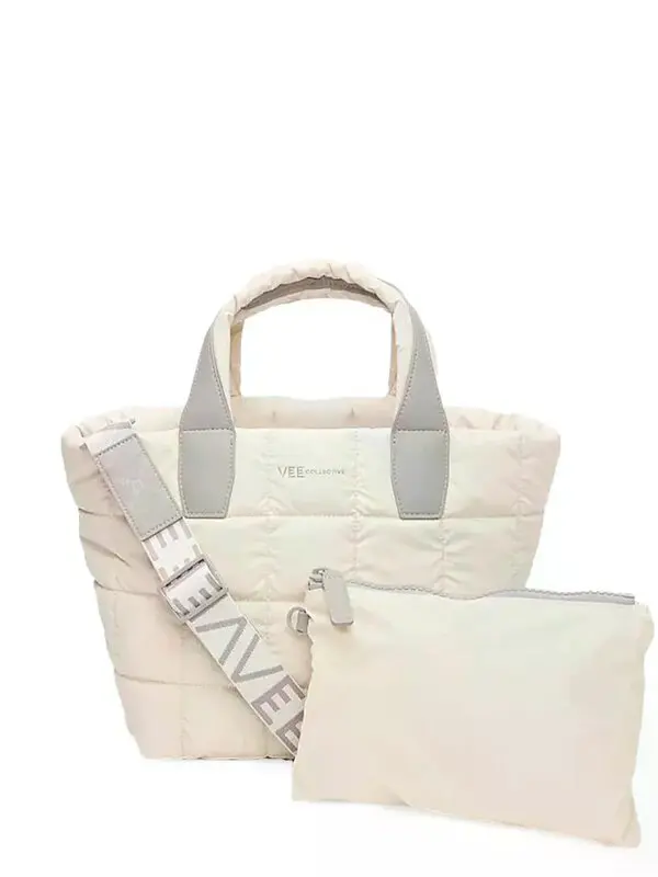 VEECOLLECTIVE Porter Quilted Tote Bag - Neutrals