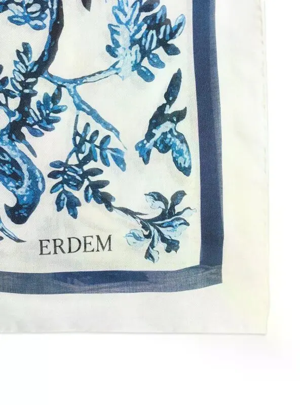 Erdem Tattoo Toile De Jouy Scarf