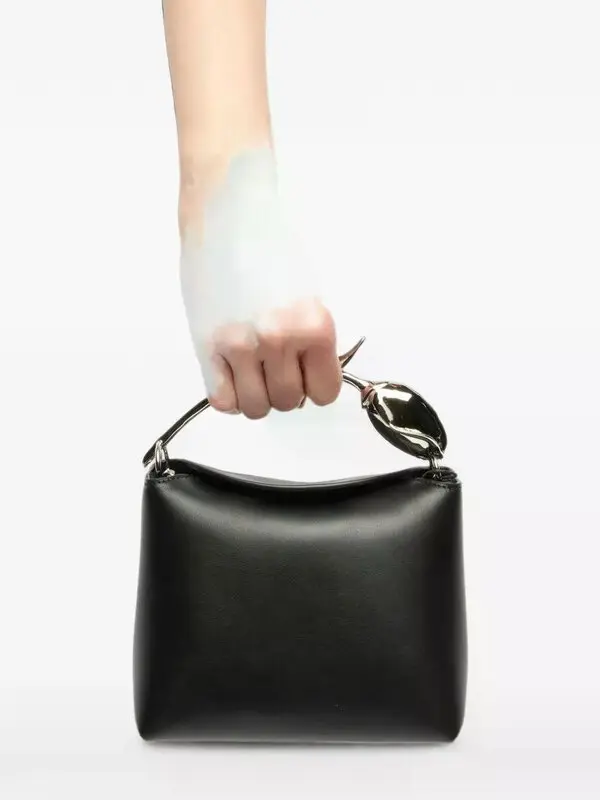 Erdem Mini Bloom Flower-handle Tote Bag - Black